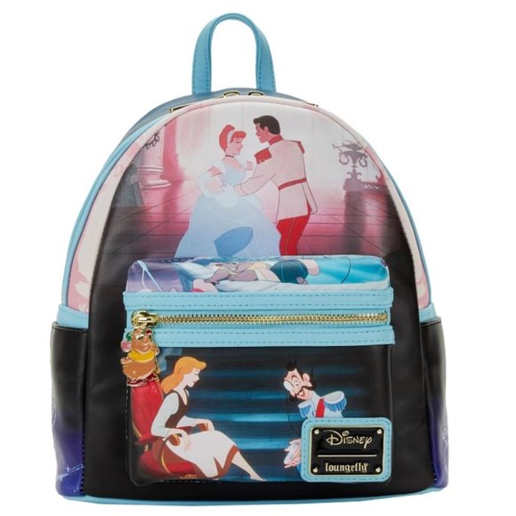 Loungefly | Bags | Disney Cinderella Princess Mini Backpack Glass ...